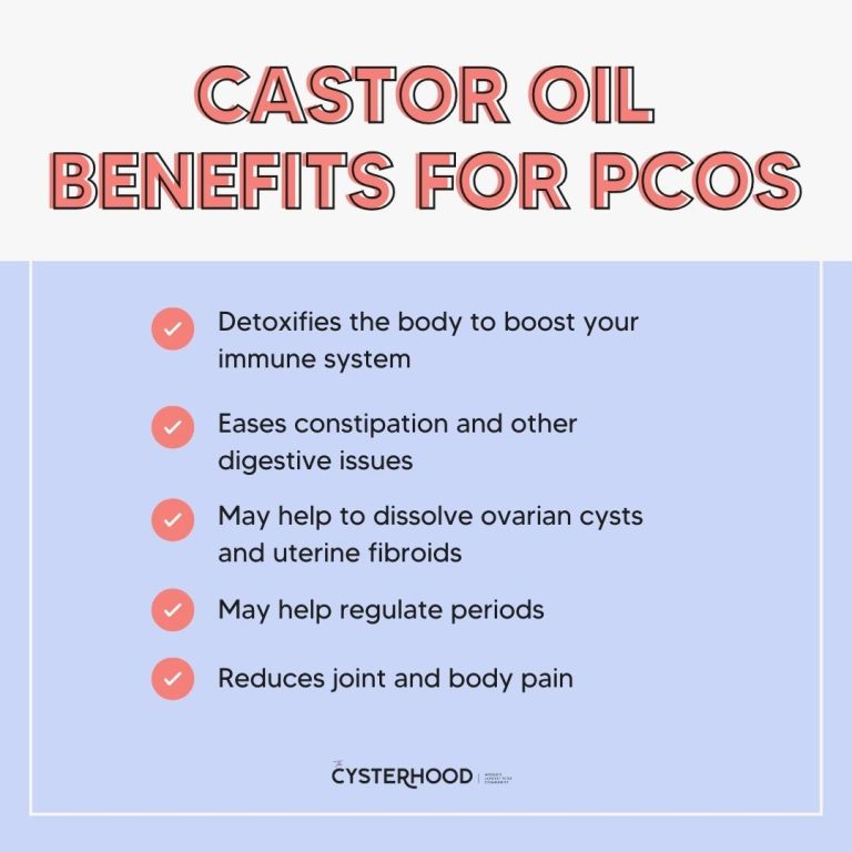 Castor Oil For Cysts In Ovaries With PCOS - PCOS Weightloss