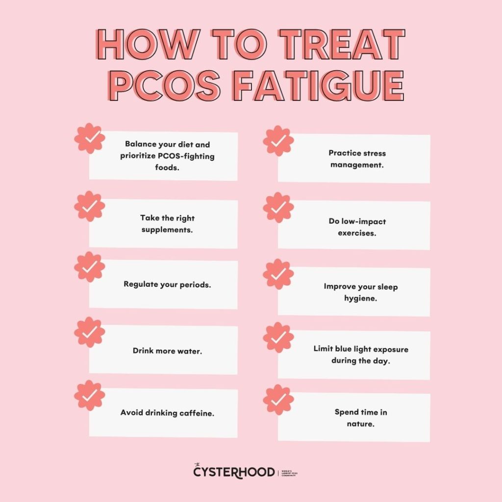 How to Treat PCOS Fatigue - PCOS Weightloss
