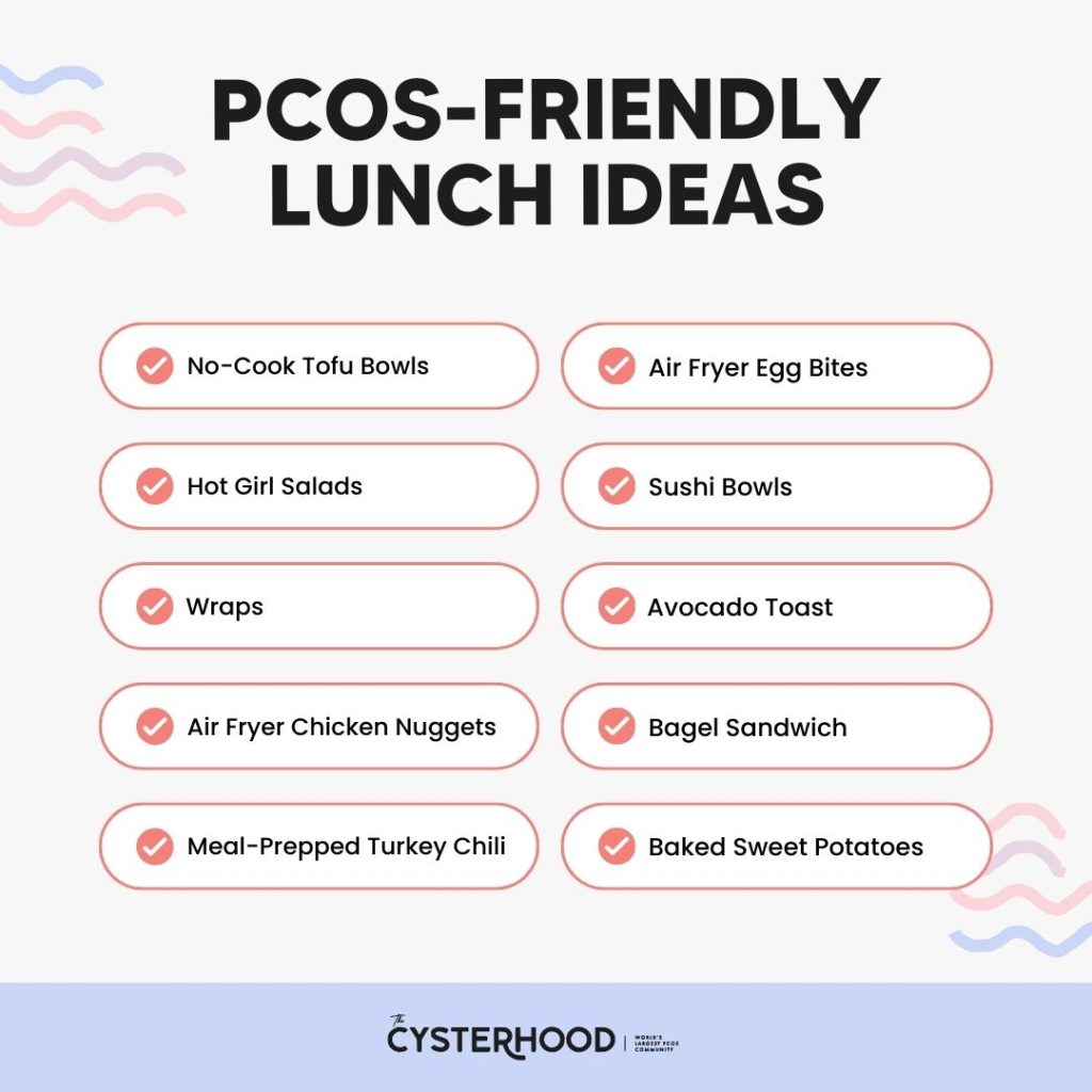 10 PCOS Lunch Ideas to Lose Weight and Improve Symptoms