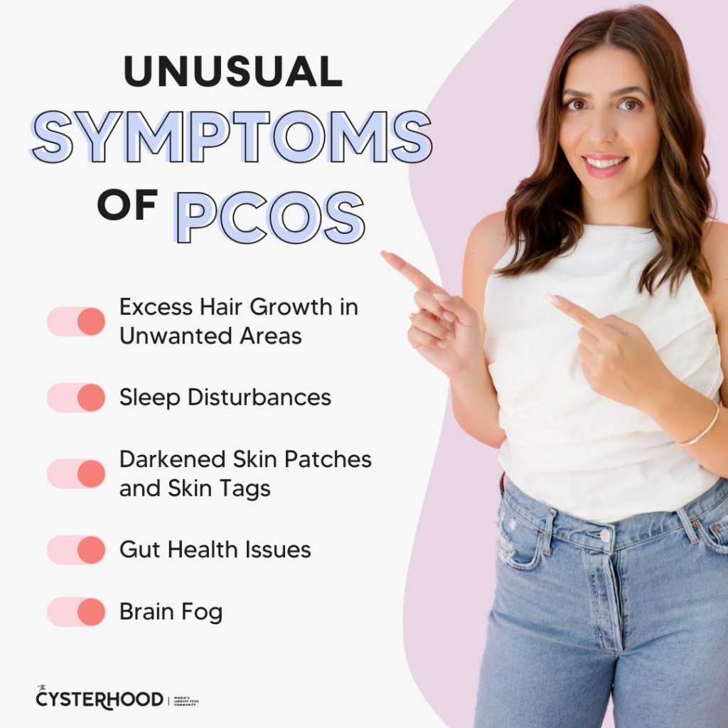 5 Unusual Symptoms of PCOS - PCOS Weightloss