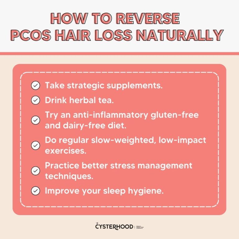 Reverse PCOS Hair Loss Naturally Via Lifestyle Change & Diet